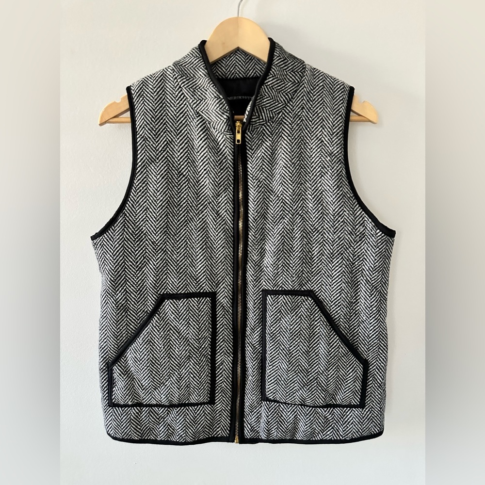 Merokeety Quilted Herringbone Vest - Gem